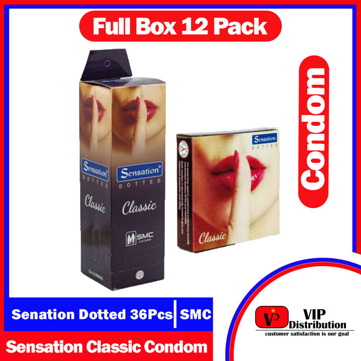 Sensation Dotted Classic Condom | Full Box 3x12=36pcs Condom | Daraz.com.bd