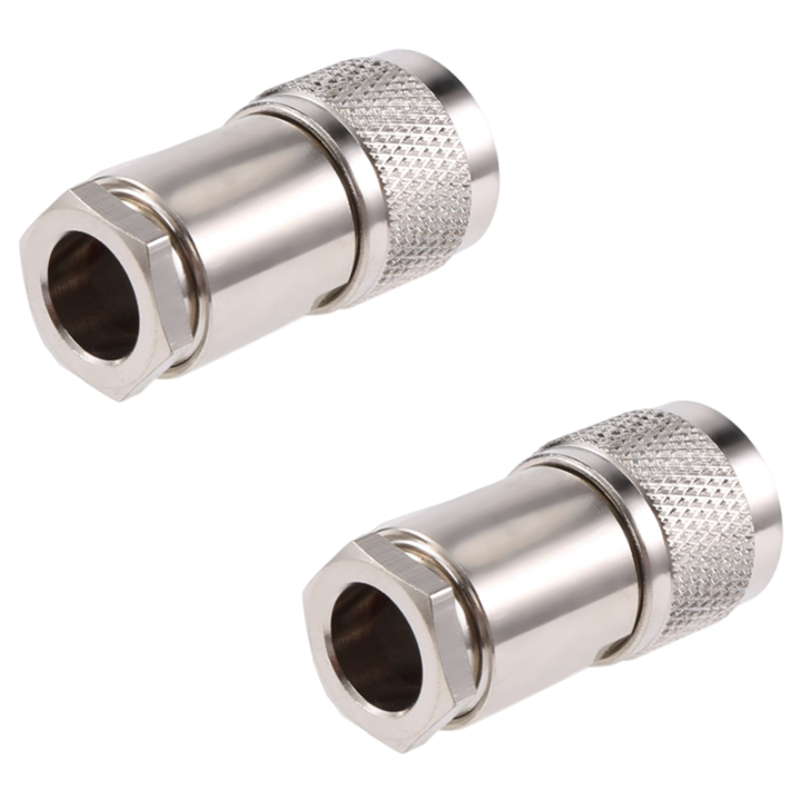 2 Pcs N Type Male Clamp RG8 LMR400 RG165 RG213 7D-FB RF Coaxial ...
