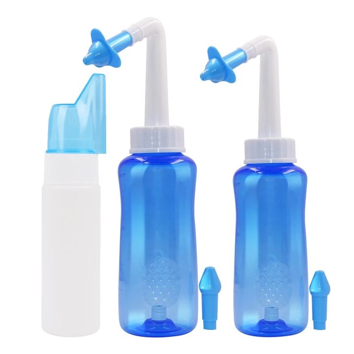 【NEW】 Nose Cleaner Neti Pot Nasal Wash Bottle Sprayer Nosal Sinus Rinse ...