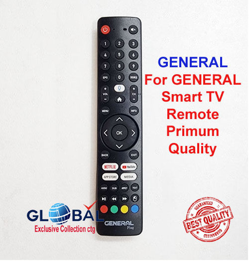Remote Control for China General Flag Android Led Tv Remote. - Netflix ...