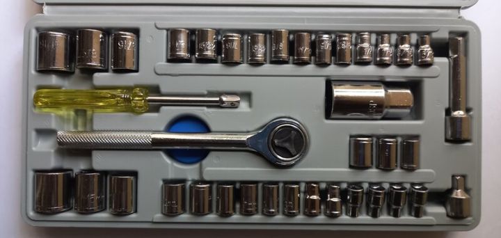 40 pcs socket set, Screwdriver and Socket Set, 40 Pcs Combination ...