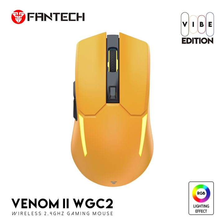FANTECH WGC2 VENOM II VIBE 2.4G Wireless Gaming Mouse Pixart 3212 ...