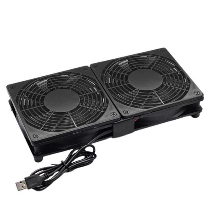 Router Cooling Fan DIY PC Cooler TV Box Wireless Silent Quiet DC 5V USB ...