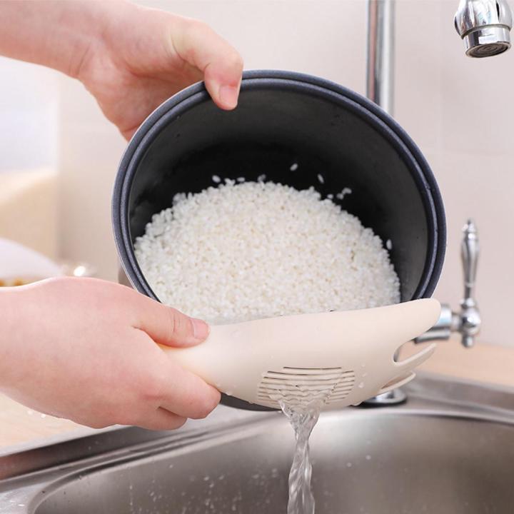 Multifunction Rice Cleaner kitchen Rice Scoop Rice Sieve Home Wash Rice ...