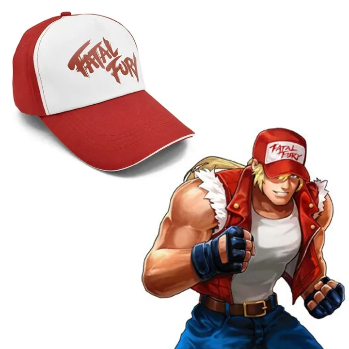 Terry Bogard Cap Hat Trucker Cap Cosplay Coser Cotton Cap Hat Caps for ...