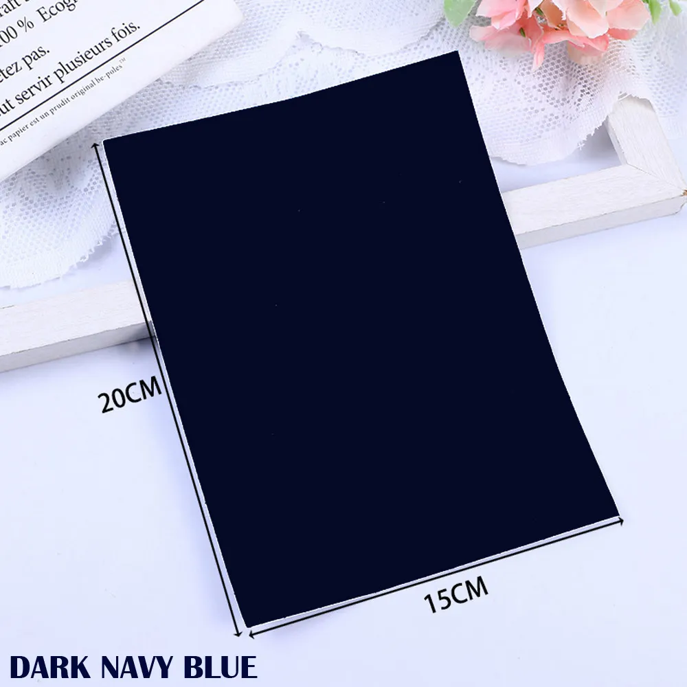 (Navy Blue) 20×15cm Nylon Cloth Sticker Self Adhesive Waterproof Fabric ...