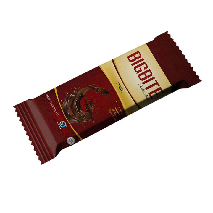 "Big Bite Delight: Irresistible 45g Dark Chocolate Bar for Intense ...
