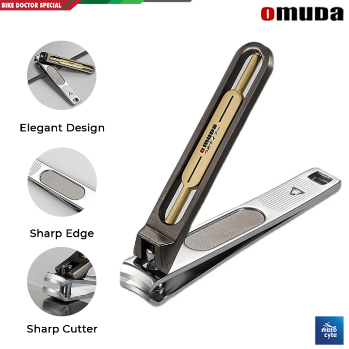 Omuda A3001-8 Deluxe Nail Clipper - Sharp, Durable, Premium Quality Fingernail & Toenail Trimmer ...