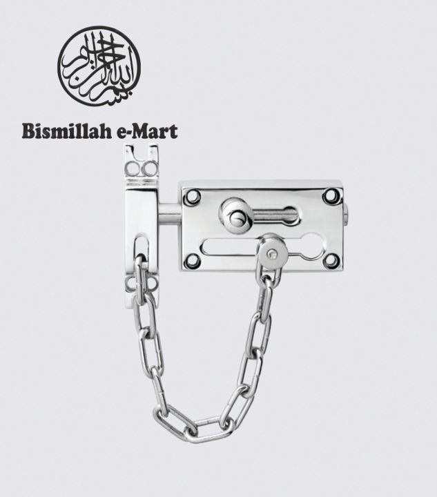 SS Door Chain,with bolt system Heavy Chin lock | Daraz.com.bd