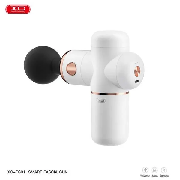 XO XO-FG01 Smart Fascia Massage Gun with 4 Replacement Heads | Daraz.com.bd