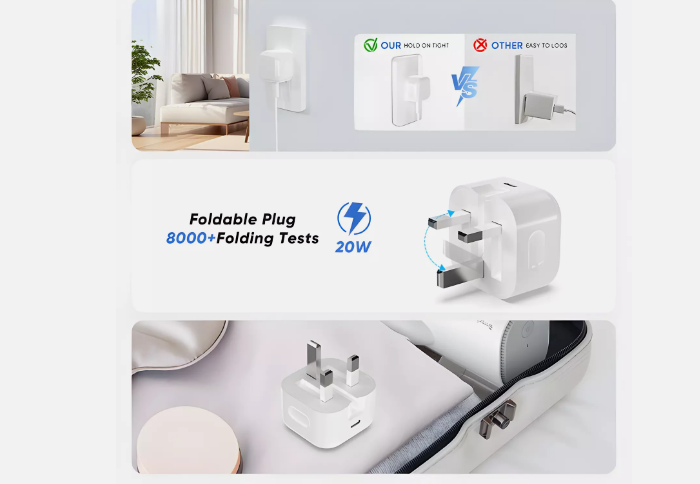 For iPhone 16 15 14 13 12 Pro Max X Fast 20W USB-C PD Plug Charger ...