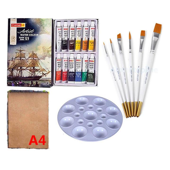 Artist Water Colour Combo Pack-A4 Handmad Pad,Round Colour Palette ...