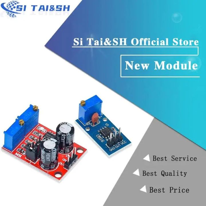 NE555 Pulse Frequency Duty Cycle Adjustable Module Square Wave 5V-12V ...