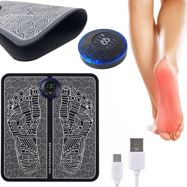 EMS Foot Massage Mat Automatic Electric Physiotherapy Tens Massager ...
