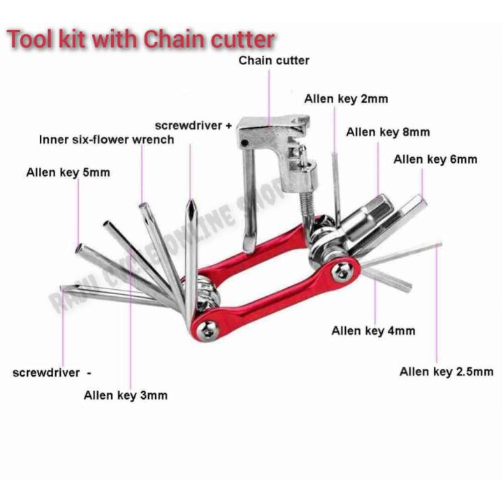 Bicycle Repair Tool Kits with Chain Cutter Bicycle Chain Cutter and ...