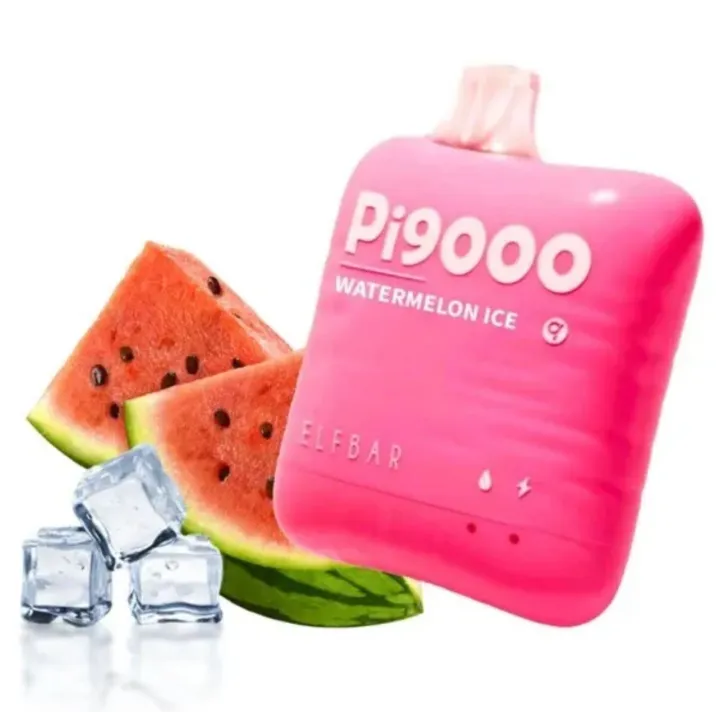Elfbar Pi 9000 puffs Watermelon Ice flavor disposable vape | Daraz.com.bd