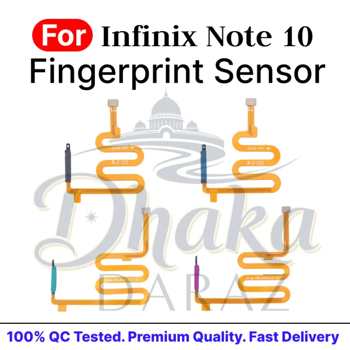 For Infinix Note 10 Fingerprint Sensor with Flex Cable | Daraz.com.bd