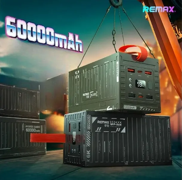 REMAX RPP-609 Container Series 60000mAh PD+QC Fast Charging Power Bank(PD 20W+QC 22.5W) | Daraz ...