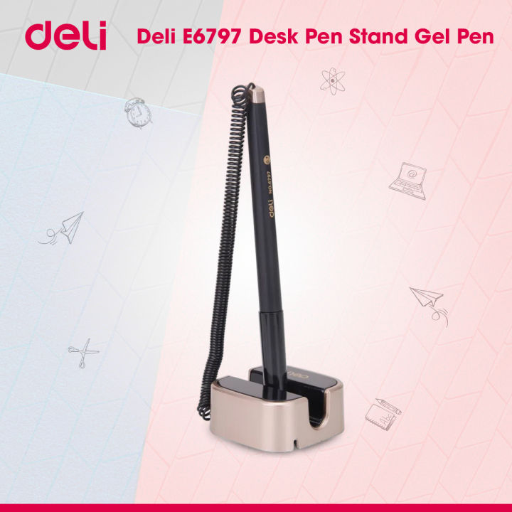 Deli E6797 Desk Pen Stand Gel Pen 0.7m | Daraz.com.bd
