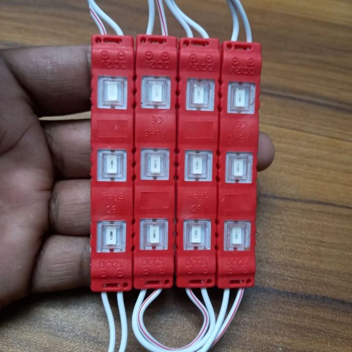 4Pcs- RED Color DC 12V COB Red LED Light RED COB LED Light 12V COB LED ...