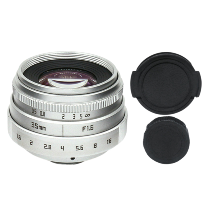 Portrait Lens 35mm F1.6 Manual Fixed Camera Lens Large Aperture for C ...