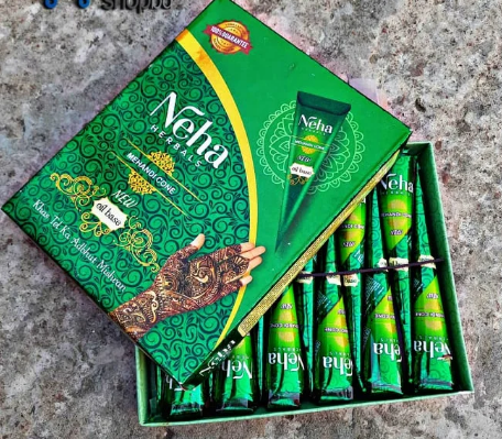Neha Natural Cone Mehndi - 6 Pieces (INDIAN) | Daraz.com.bd