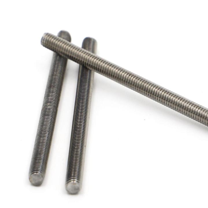 M3 M4 M5 M6 M8 Threaded Rod Full-Thread DIN975 304 Stainless Steel ...