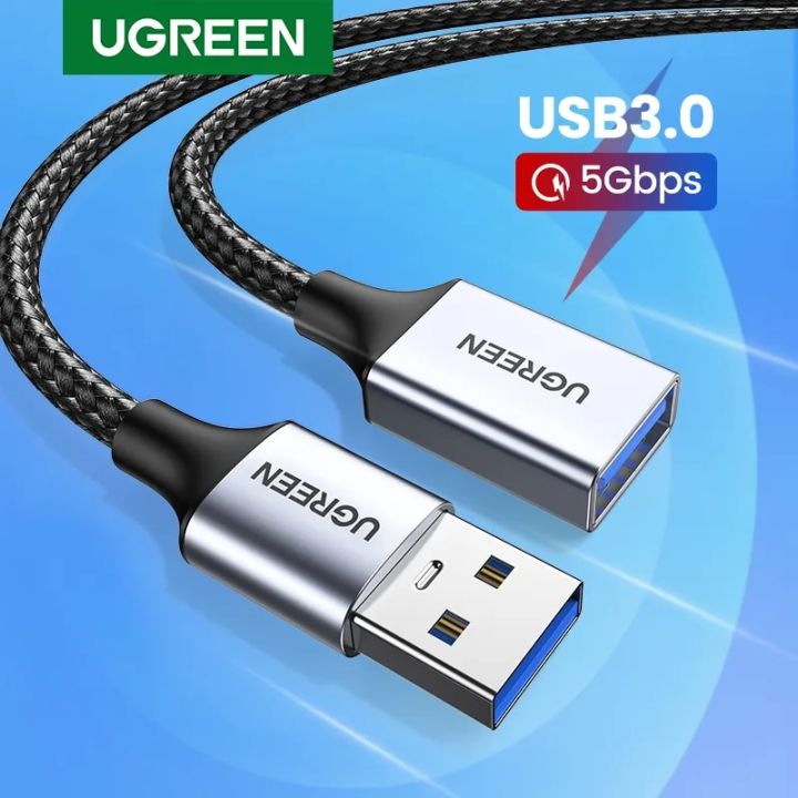 UGREEN USB Extension Cable USB 3.0 Extender Cord Type A Male to Female ...