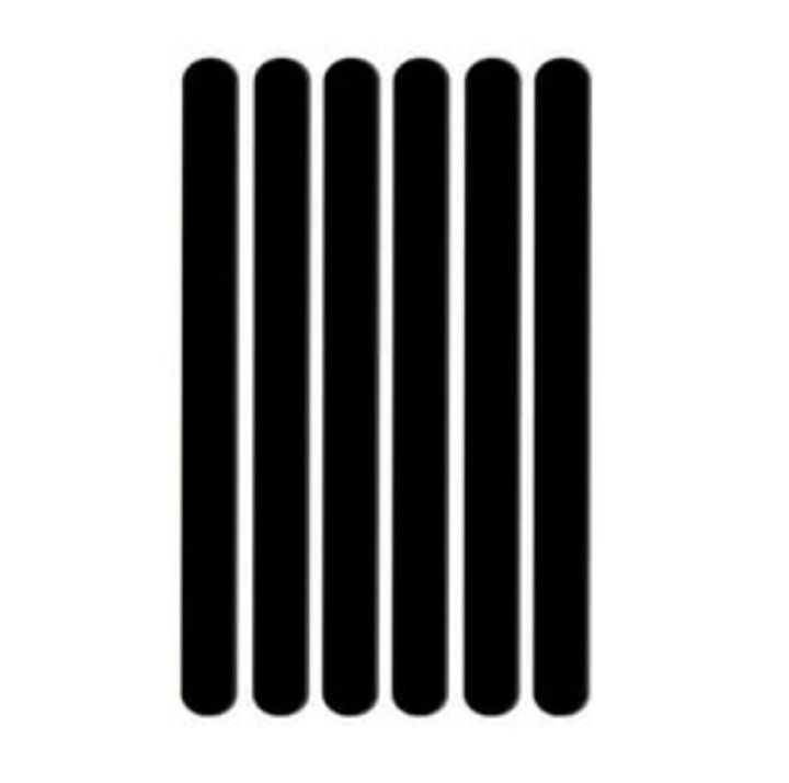 100 Pcs Black Colored Popsicle Sticks for Crafts, 4 Inch Colored Wooden ...