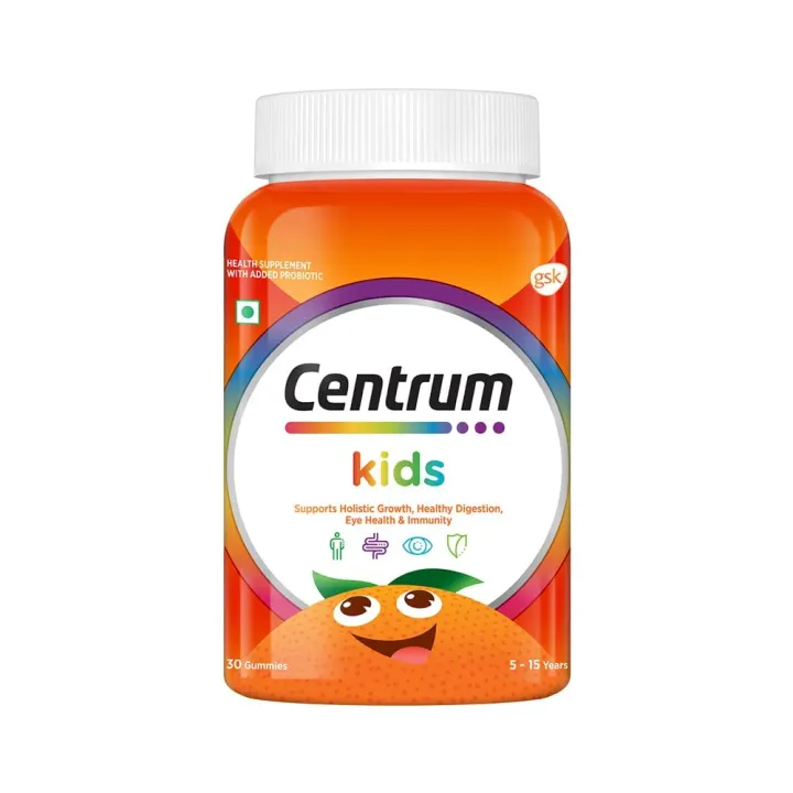 Centrum Kids, World's No.1 Multivitamin with Probiotics, Vitamin C & 11 ...