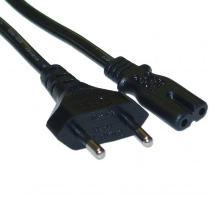 Good Quality 2 Pin AC Power Cord 1.5m or 5" | Daraz.com.bd