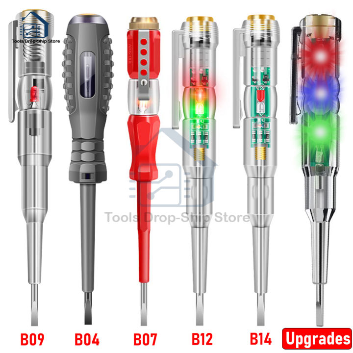 Intelligent Induction Power Voltage Detector Pen 24-500V Circuit Tester ...