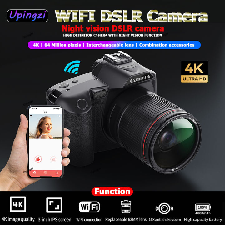 New product D5 4K dual camera High definition 64 million pixels Wifi ...