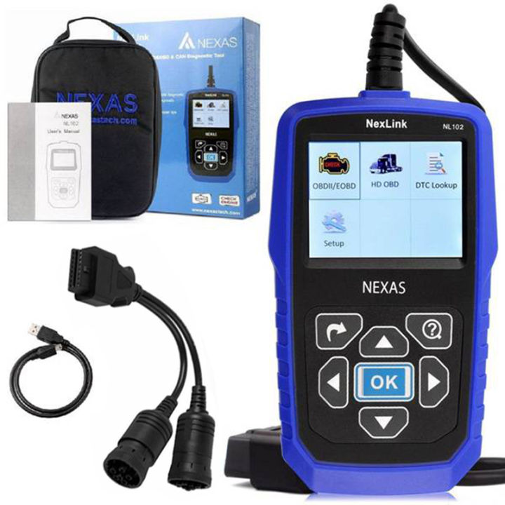 NL102 Truck & Car HD OBD2 Diagnostic Code Reader Scanner Tool | Daraz ...