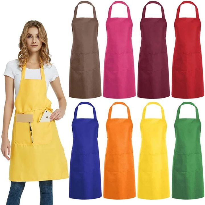Household Kitchen Cooking Apron Men Women Oil-proof Waterproof Adult ...