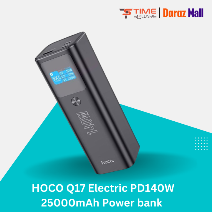 Hoco Q17 140W Power Bank – 25000mAh | Daraz.com.bd