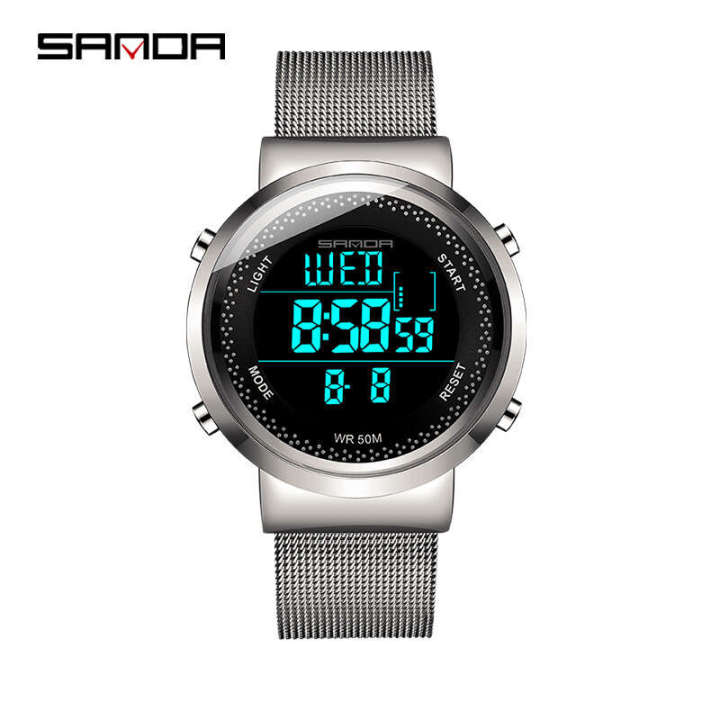 Sanda New Network Band Men's Electronic Korean Edition Simple and ...