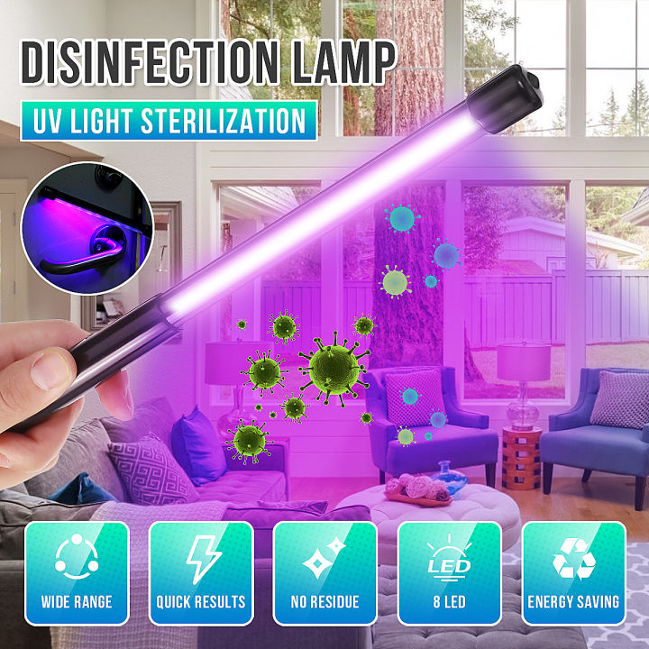 USB Charging Portable Disinfection Lamp UV Light Sterilization ...