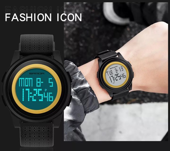 Sanda 337 waterproof super slim watch for men | Daraz.com.bd
