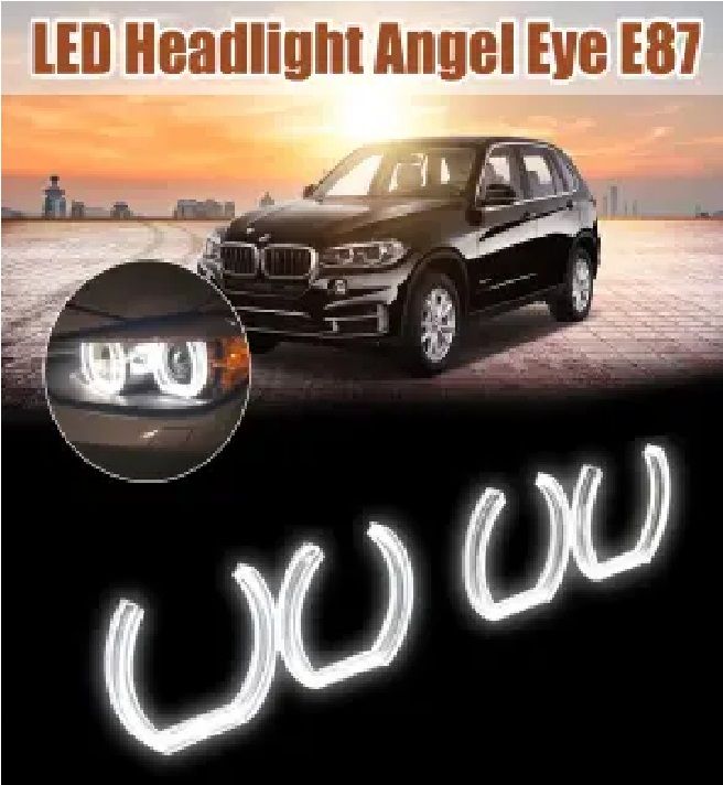 Expedient LED Auto Car Angel Rings Eyes Headlight White Ring Light ...
