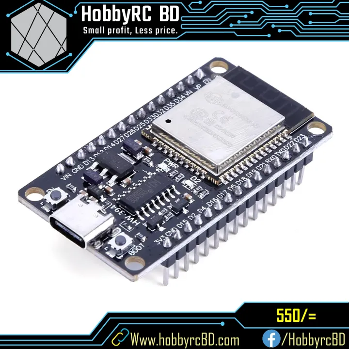 ESP32 Development Board TYPE-C USB | Daraz.com.bd
