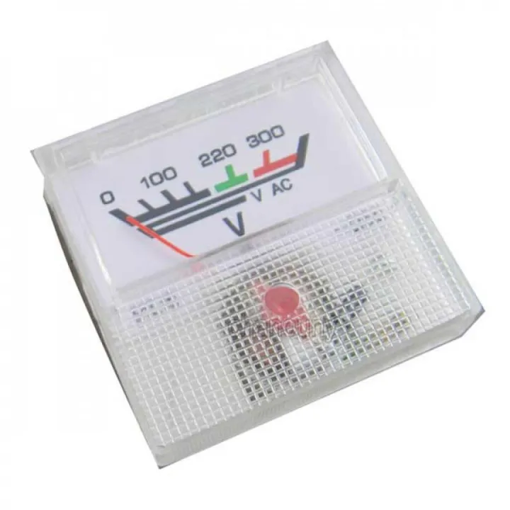 Dailytech Analog Mini AC Panel Meter Volt Meter 0-300V | Daraz.com.bd