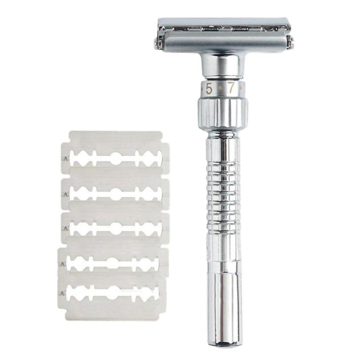 【User-friendly】 Handle Razor Double-Edged Butterfly Twisted Opening T ...