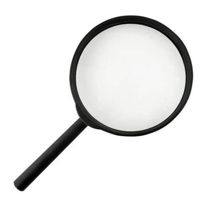 90Mm Handheld Magnifying Glass 7X Magnifier Black | Daraz.com.bd