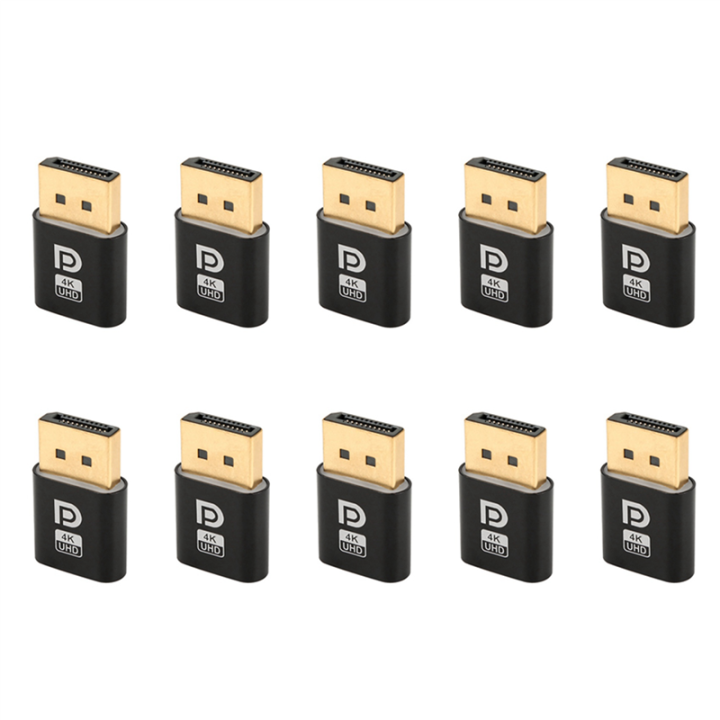 10X 4K Displayport Dummy Plug DP Display Adapter EDID Headless Ghost ...
