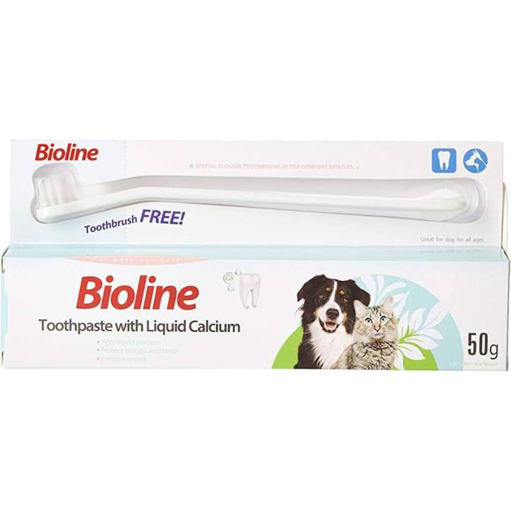 Bioline Tooth paste with liquid Calcium 50g | Daraz.com.bd