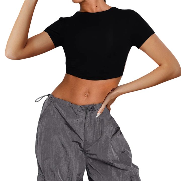 Women s purchase Summer Slim Crop Tops