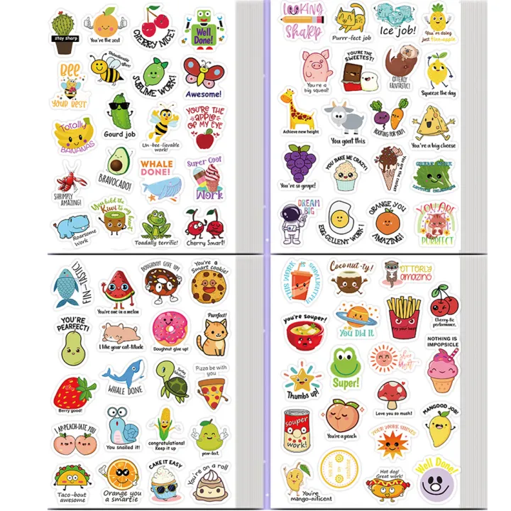 80PCS Punny Teacher Stickers for Students Funny Teacher Reward Stickers ...