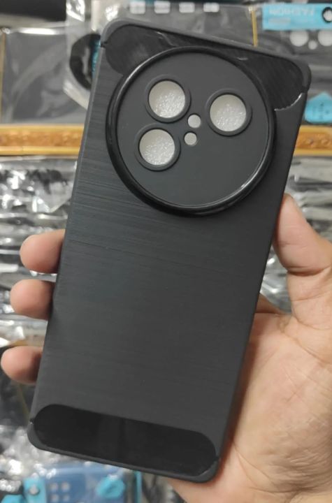 For Symphony Helio 100 Back Cover New Carbon Fiber Soft Silicon Case ...