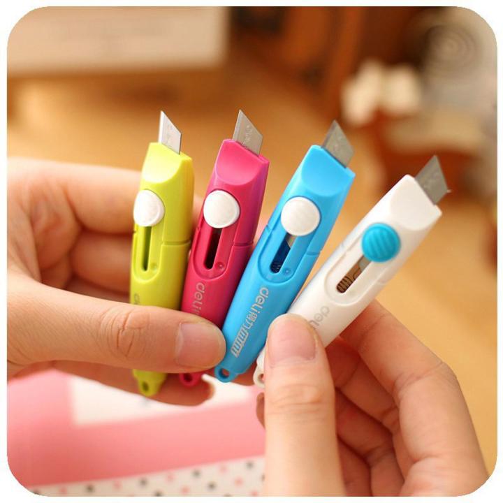 Deli 1 Pcs Mini Anti Cutter Box Paper safety Anti-Cutter Student School ...
